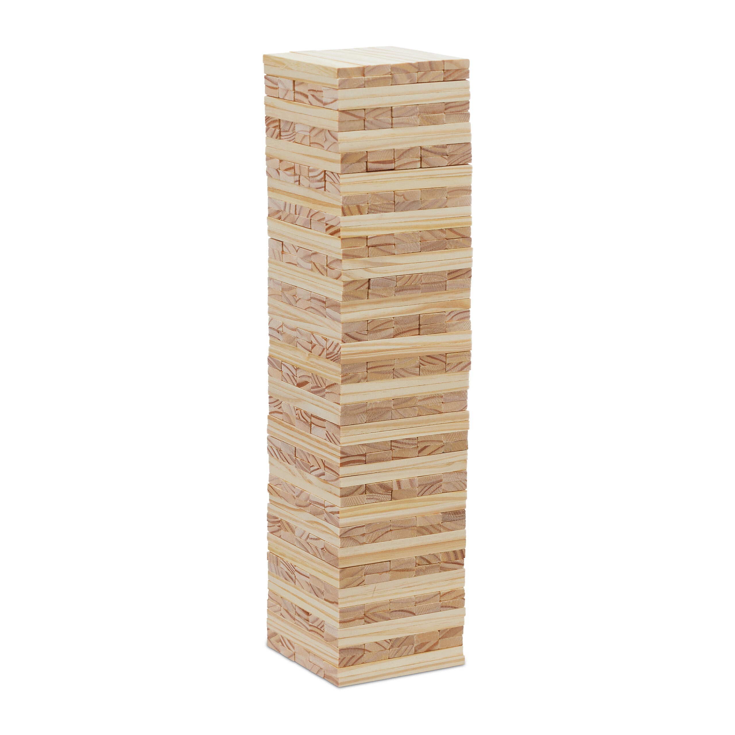 Relaxdays Juego Torre de Madera XXL, 300 Bloques para Apilar o ...