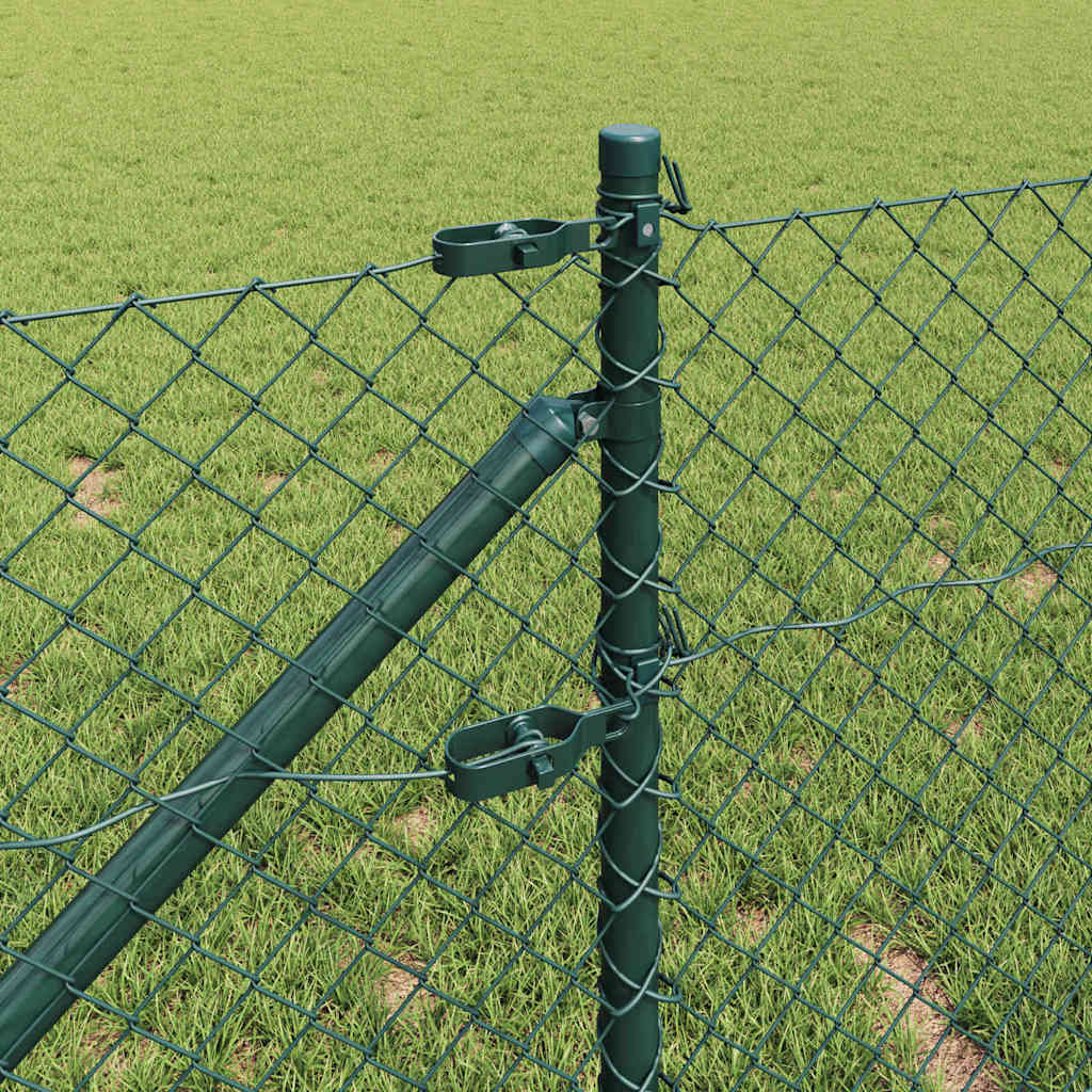 Valla de alambre soldado con picos 10 x 0,4 m Verde Malla | Leroy Merlin