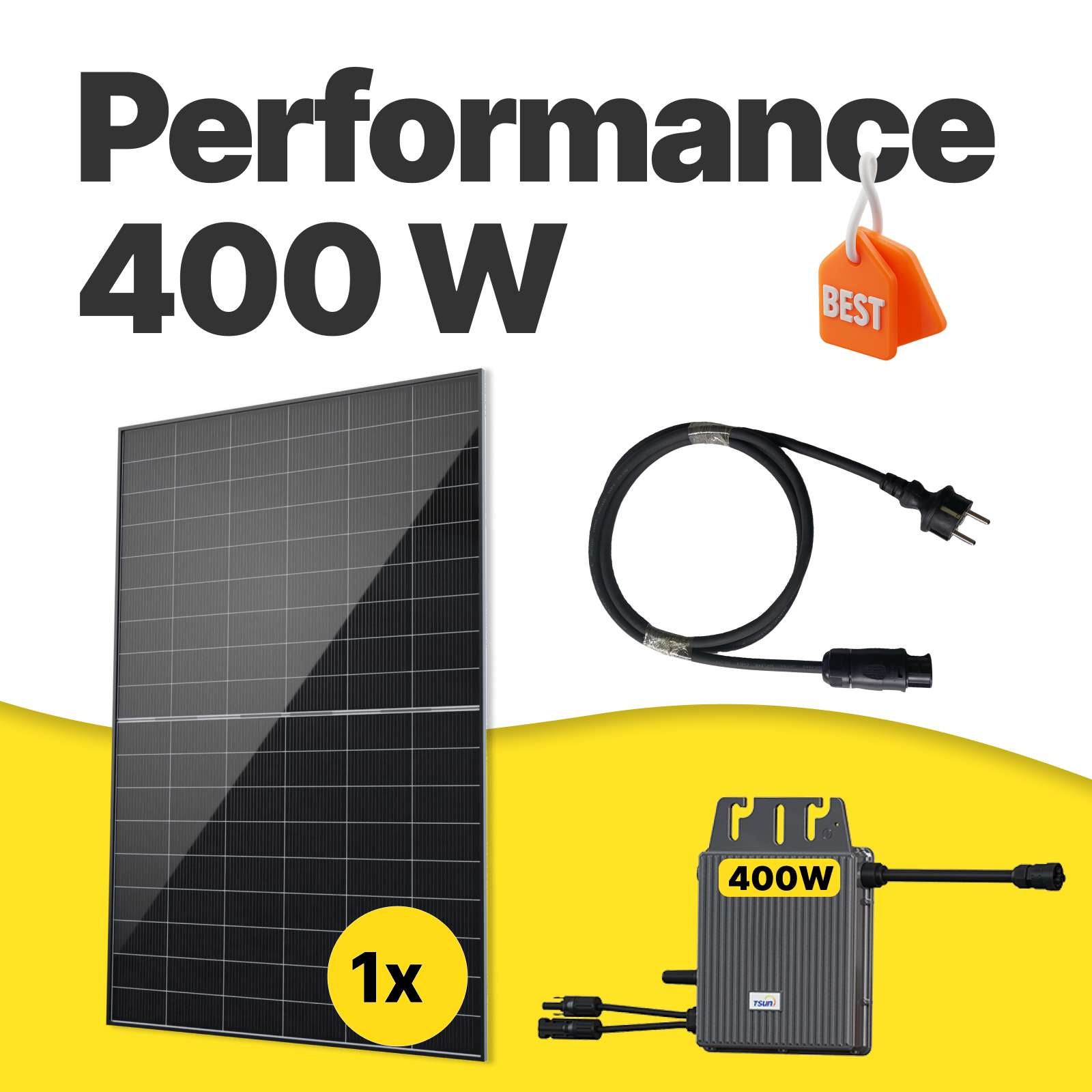 Robinsun®️ Kit solar 400 Wall| 1x Panel solar AE Solar 450 Wp Black ...