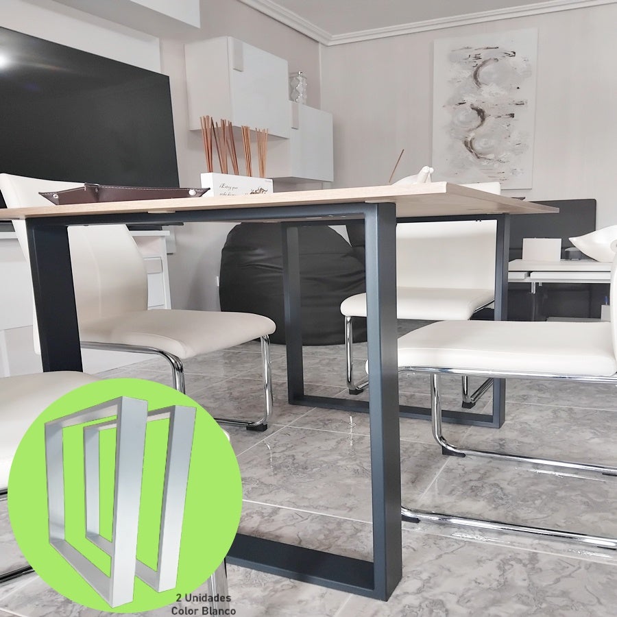 Monarka | Patas para mesa (80 ALTO X 60 cm FONDO) Juego 2 UND ...