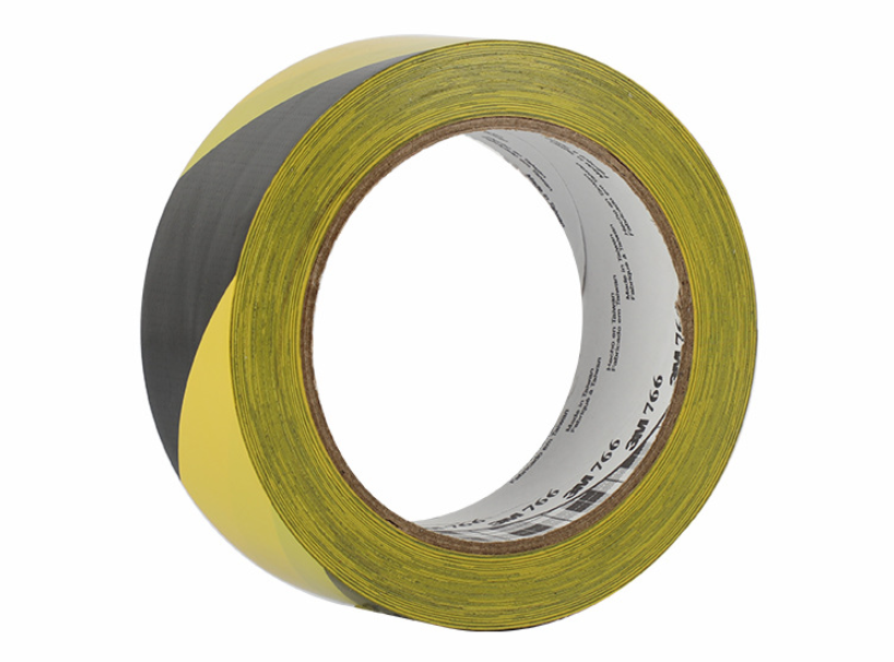 Ruban adhésif vinyle 766 hachuré noir/jaune, 50 mm x 33 m | Leroy Merlin