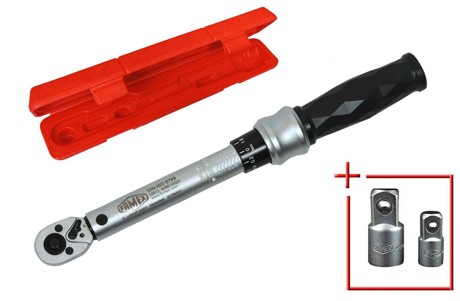 Clé Dynamométrique 1/4" - 6-30 Nm - pour vélo et véhicule - FAMEX 10872 ...