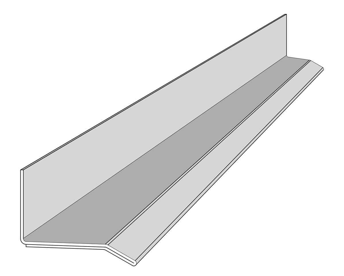 LARMIER AIGIS 20 mm Blanc - Aluminium - Longueur 3m | Leroy Merlin