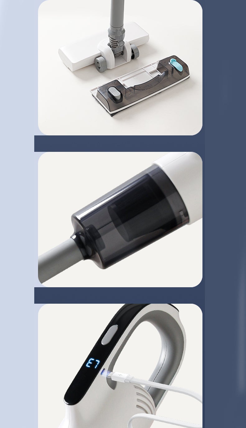 Kit de aspiradora y mopa inalámbrica BEAFACE, potencia de succión de 50 ...