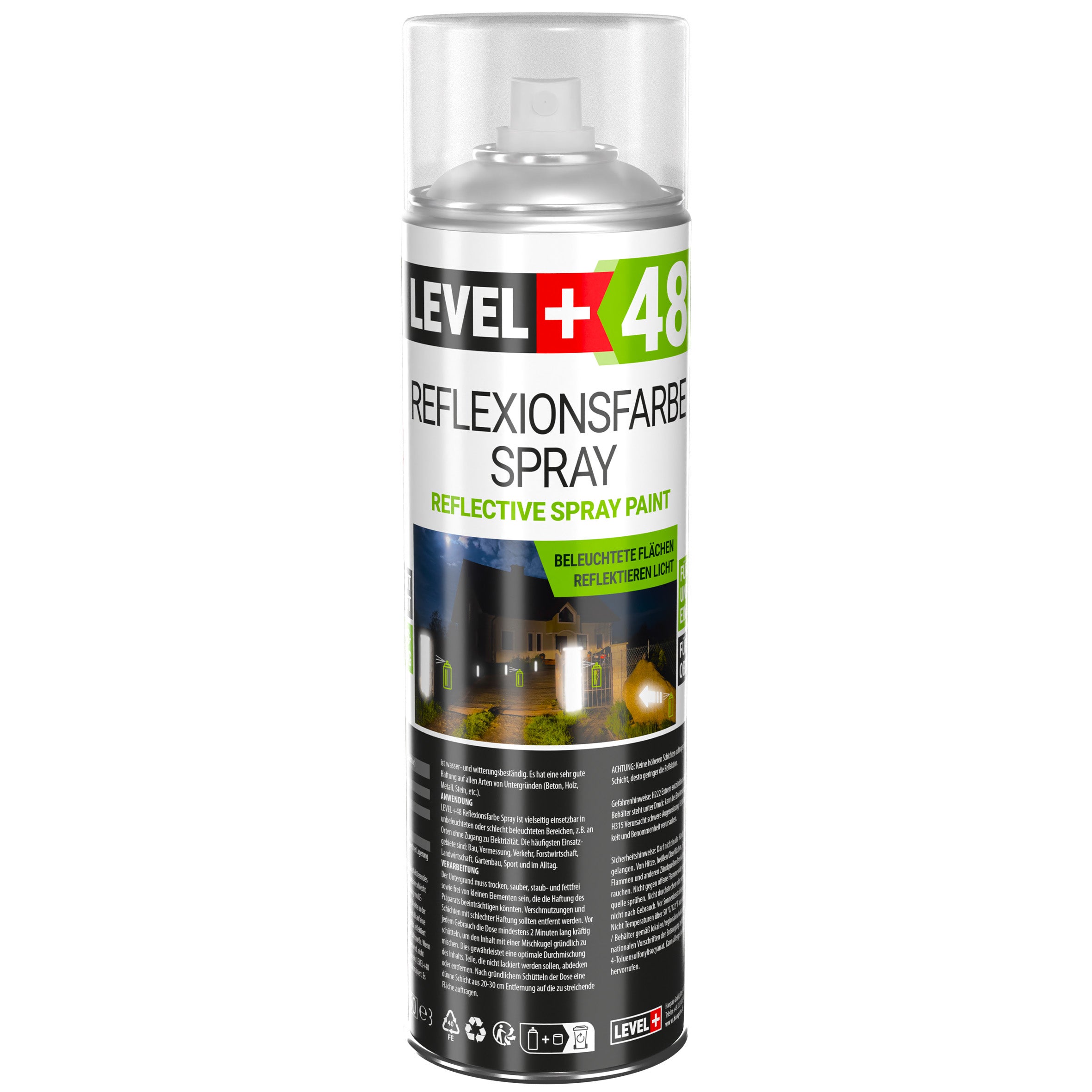 Peinture réfléchissante Spray Reflective Spray Paint 500ml L+48 - 1pc ...