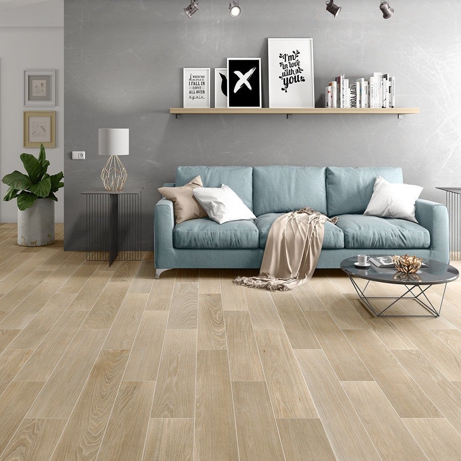 Carrelage Effet Bois 20x120 Cm Medina Natural | Leroy Merlin