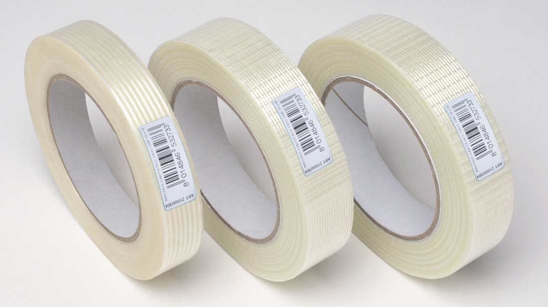 RUBAN MONODIRECTIONEL PLUS FORT MM 50 X 50 Y AVEC ETIQUETTE LATERALE ...