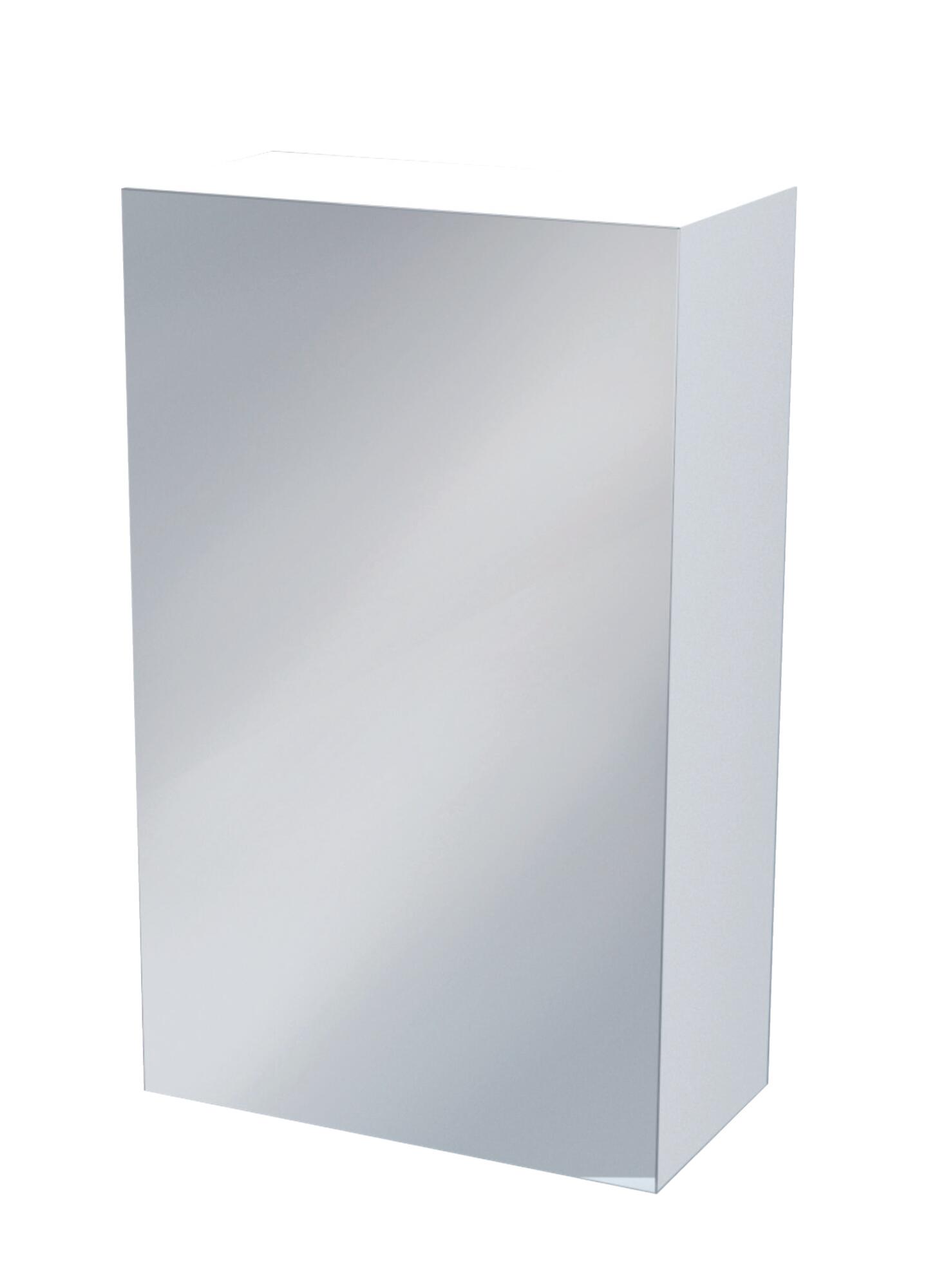 ONDEE ZEN - Miroir de salle de bain armoirette simple - 40x65cm - Blanc ...