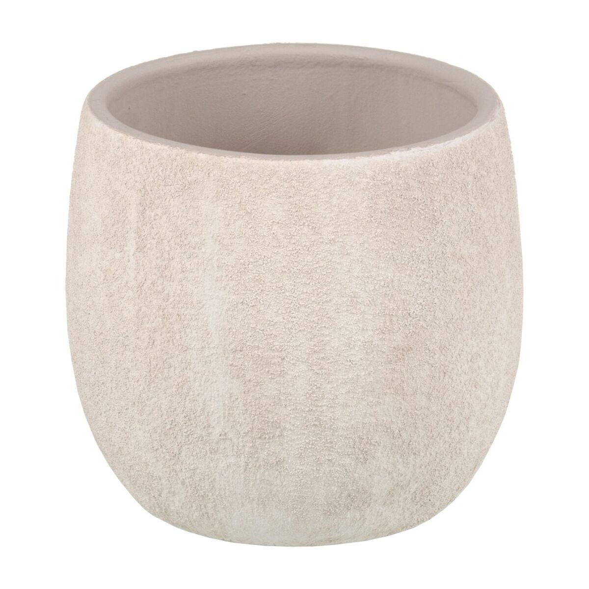 Macetero Crema Cerámica Arena 18 X 18 X 175 Cm Leroy Merlin