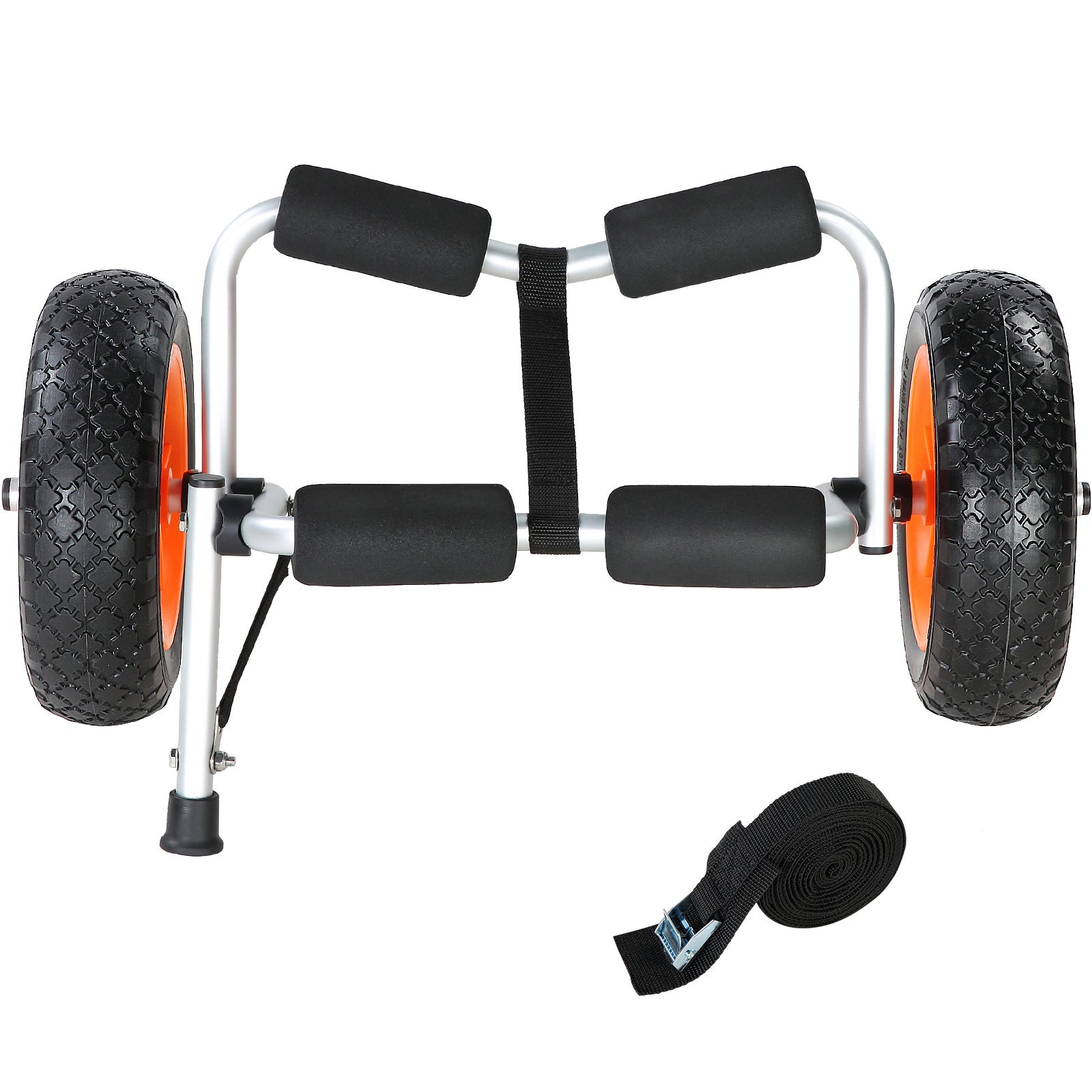 Chariot robuste,capacité SucceBuy 250 lb,pliable avec pneus pleins 10 ...