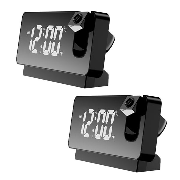 Reloj despertador luminoso multifunción, reloj despertador con espejo y ...