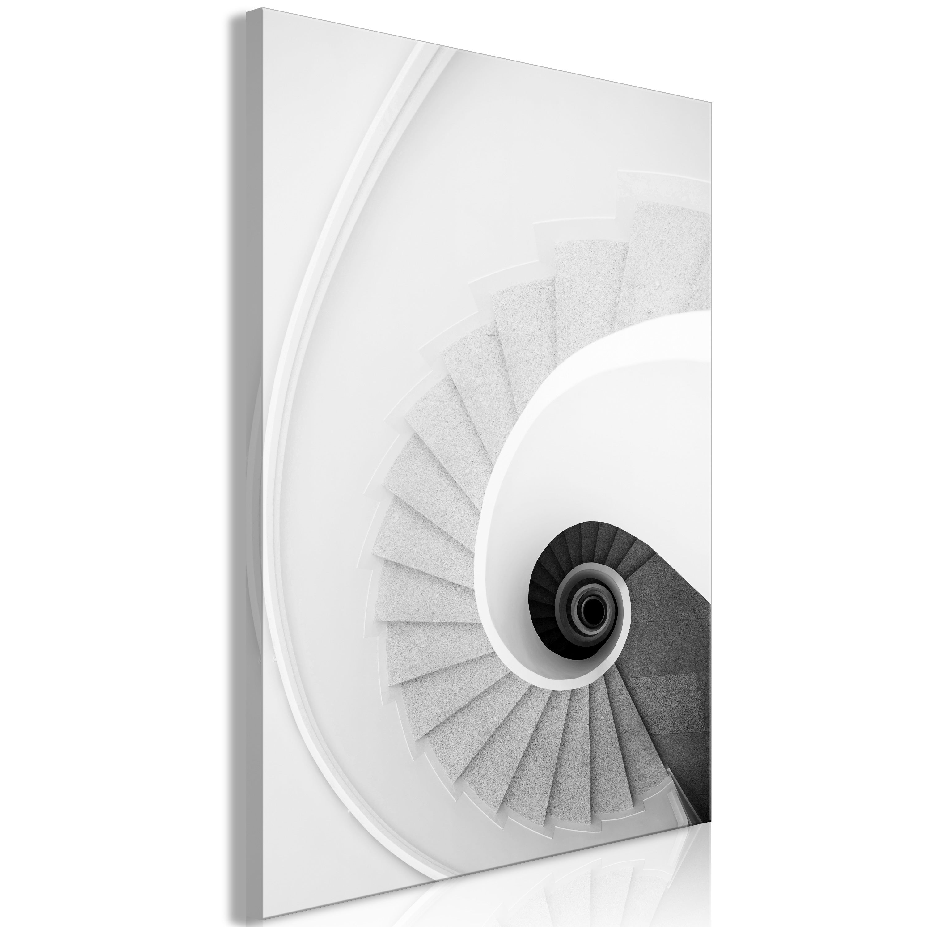 Tableau - White Stairs (1 Part) Vertical [20x30] | Leroy Merlin