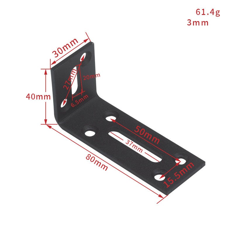 Soporte de esquina con ángulo de 90 grados Silver L | Leroy Merlin