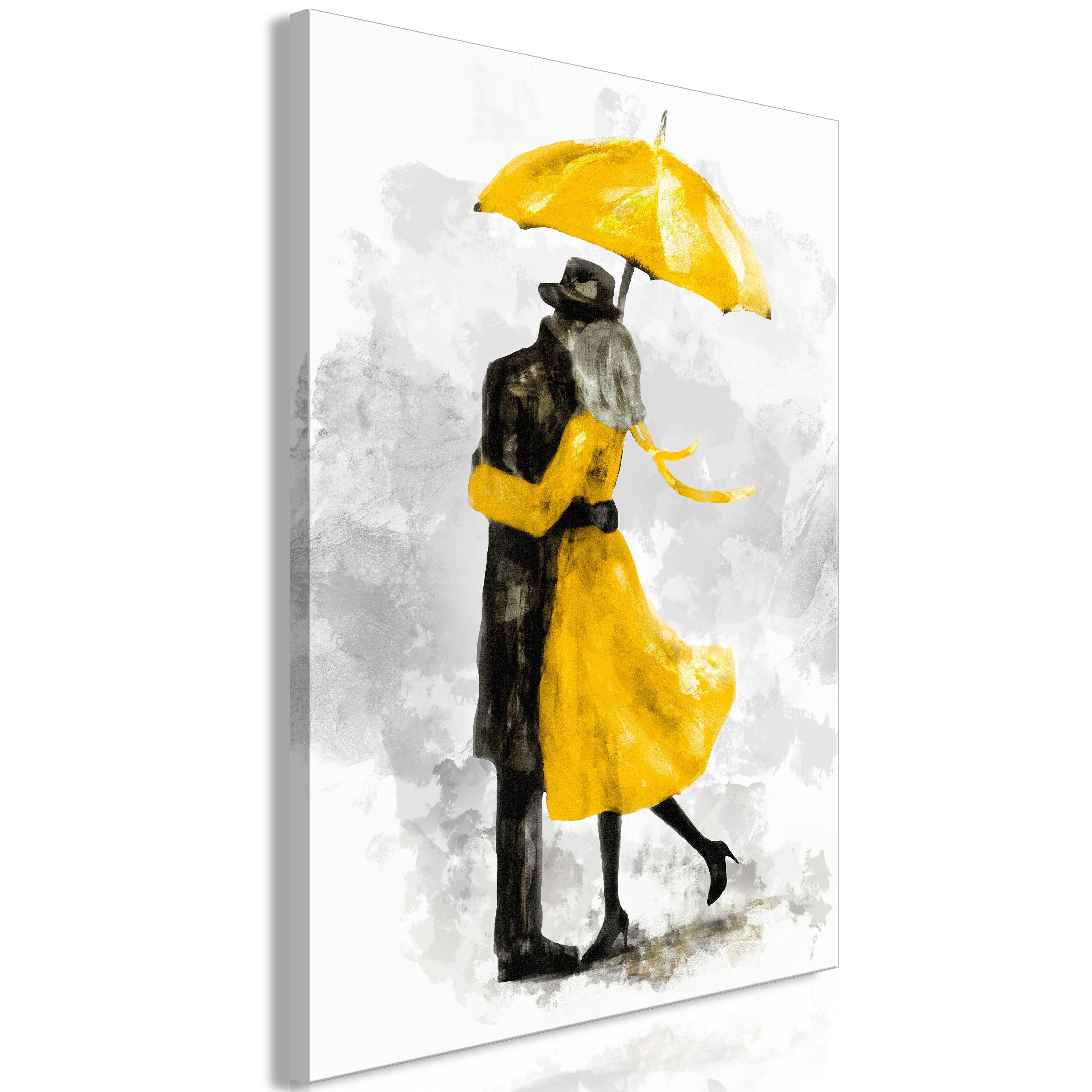 Tableau - Under Yellow Umbrella (1 Part) Vertical [80x120] | Leroy Merlin