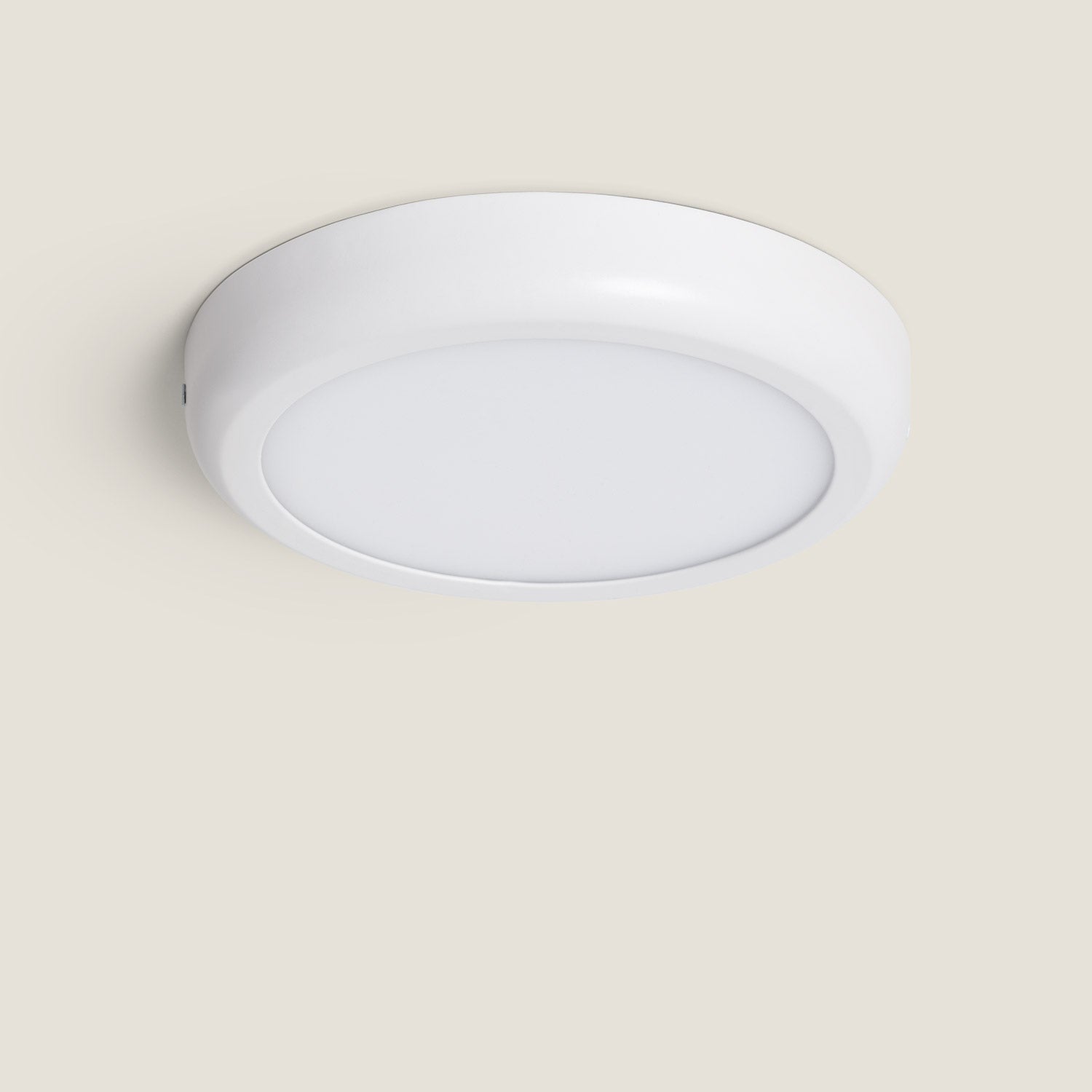Ledkia - Plafón LED 18W Circular Metal Ø225 mm Design White , 5000K ...