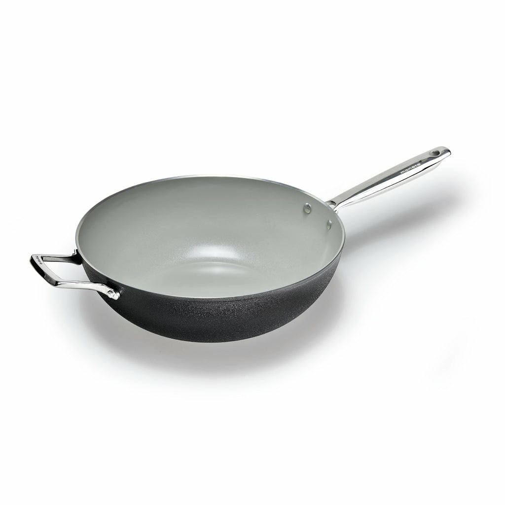Moneta Wok 32cm 1m + 1 maniglia Armonia Finegres | Leroy Merlin