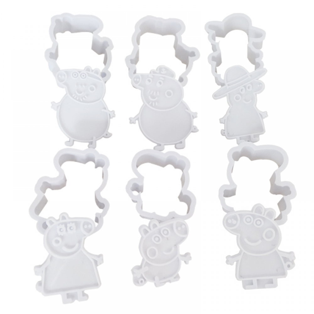 Moule à biscuits 6 pièces, coupe-pâtisserie, tampon à biscuits en forme d'animal, moule à ...