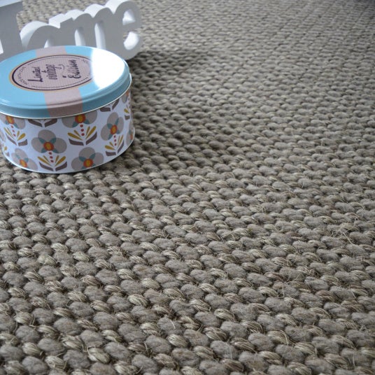 Lana y Sisal - Albury big loops - Taupe - Rollo 4m x 15m | Leroy Merlin
