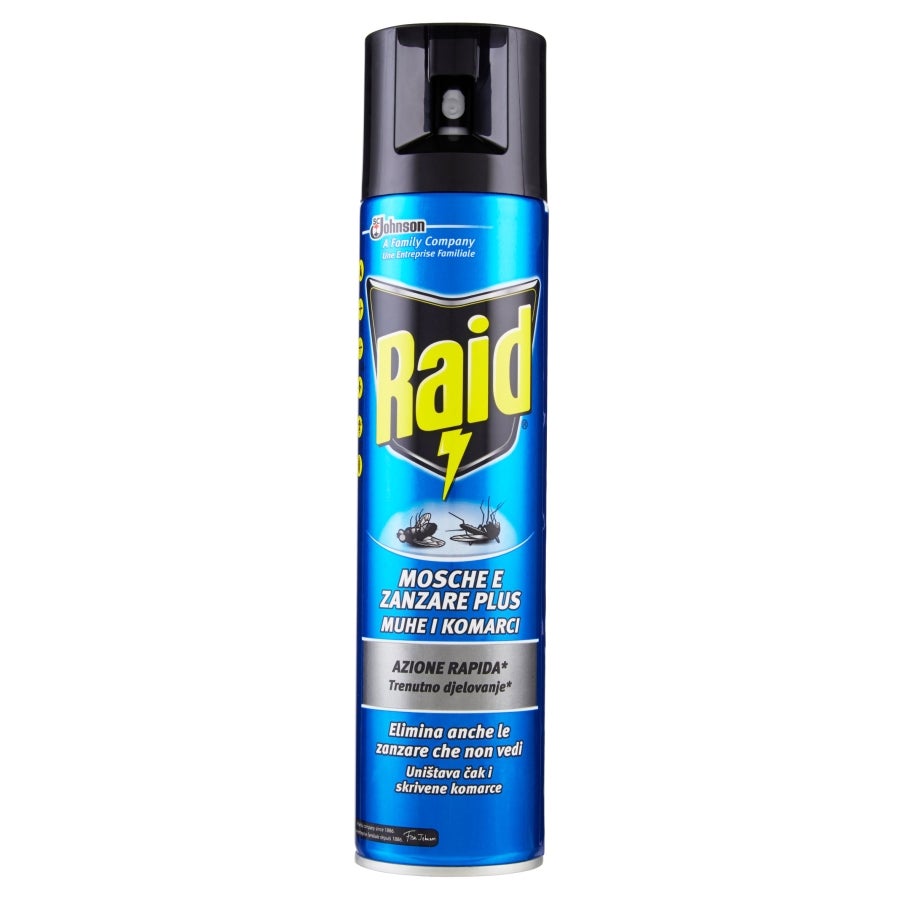 Raid Spray Mouches/Moustiques 400 Ml. | Leroy Merlin