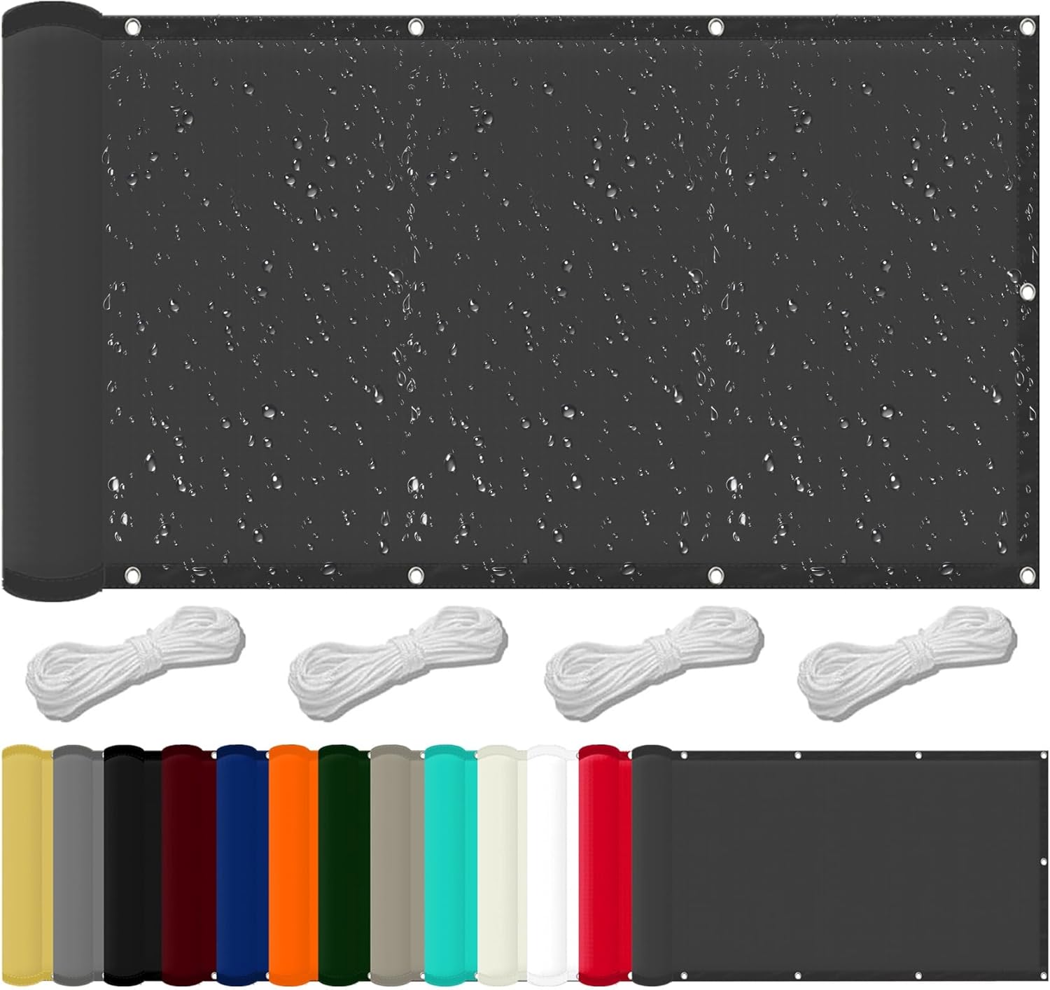 Voile d'ombrage 180 x 180 cm Protection Protection Résistant Voile d ...