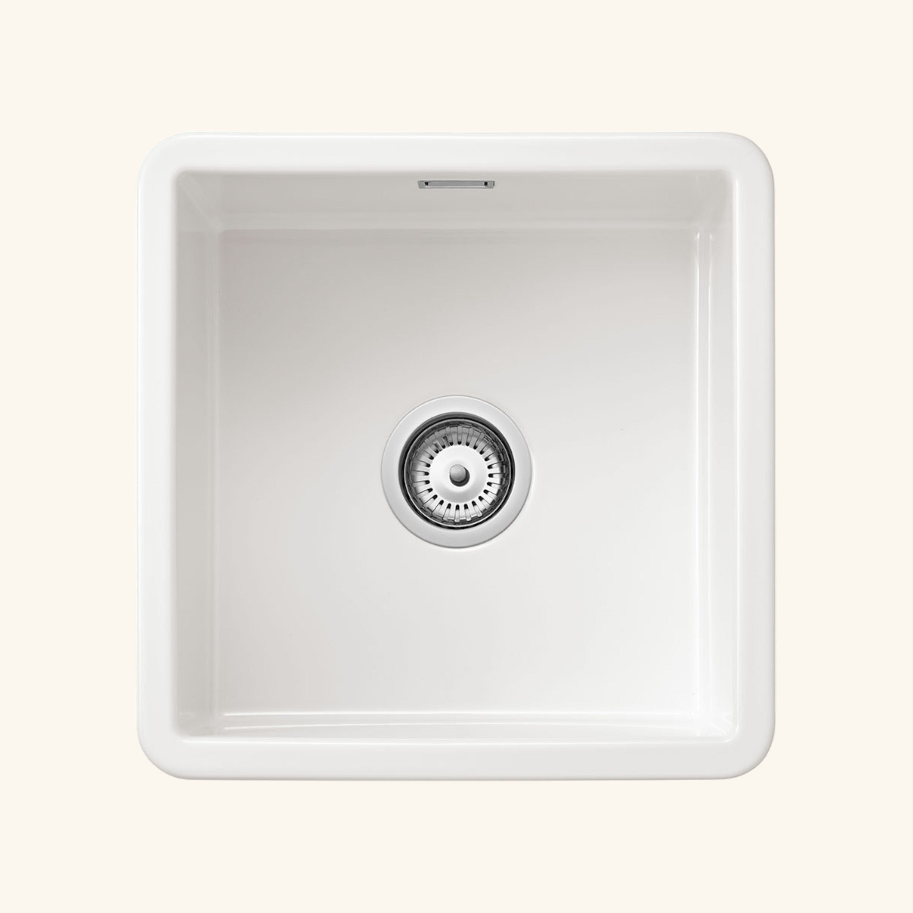 Lavello quadrato 1 vasca 46x46 da incasso con troppopieno VALET ...