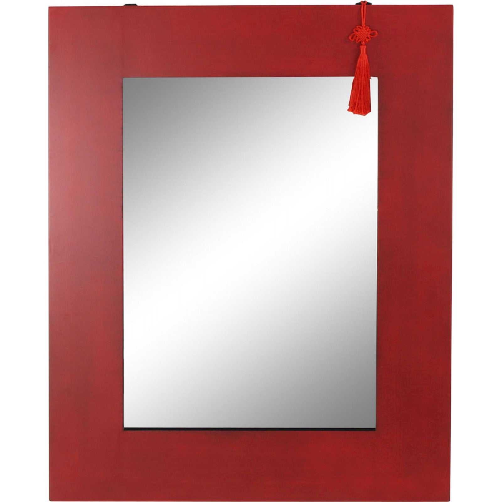Miroir élégant rouge pour intérieur contemporain 70 x 2 x 90 cm Rouge ...