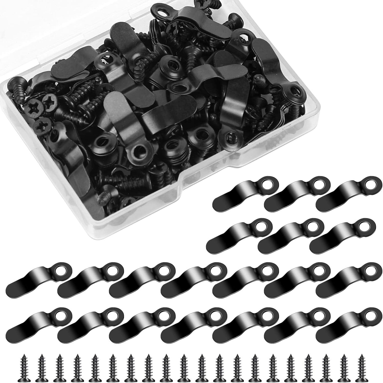Lot de 100 boutons de rotation pour cadres, clip de support pour bouton ...