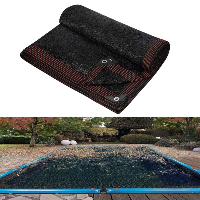 Filet anti-feuilles pour piscine, bâche anti-feuilles pour piscines ...