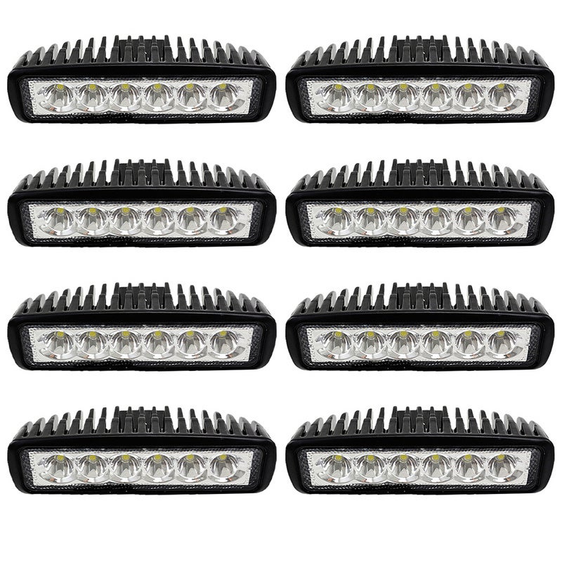 18W Faro Trabajo LED Focos de Coche 12V 24V Faros Led Tractor IP67 ...