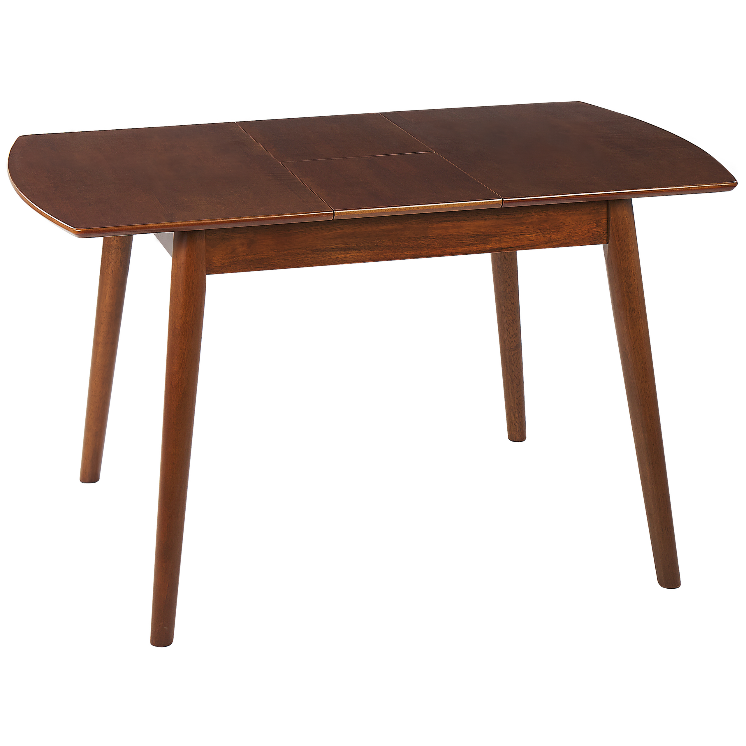 Table de salle à manger extensible TOMS Marron foncé 100/130 cm 80 cm ...