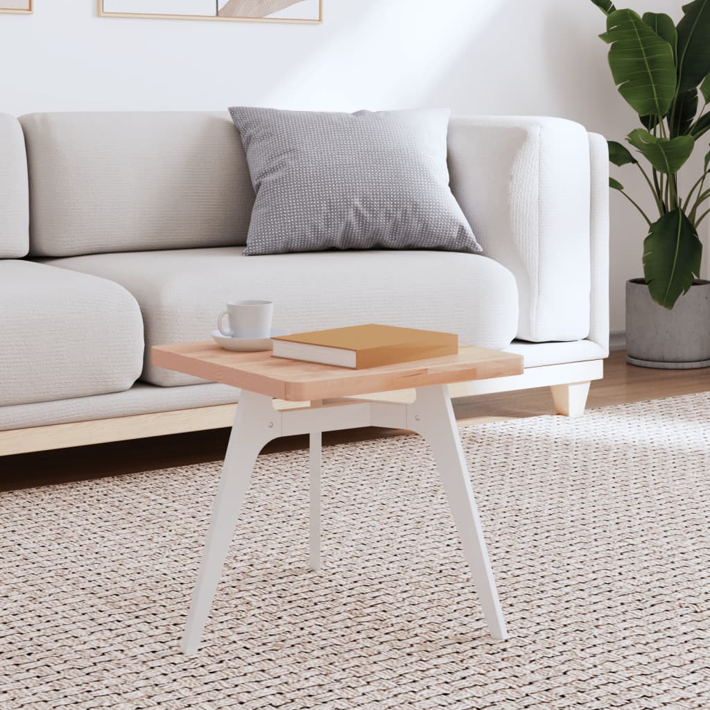 Tablero de mesa cuadrado de madera maciza de haya 40x40x2,5 cm ...