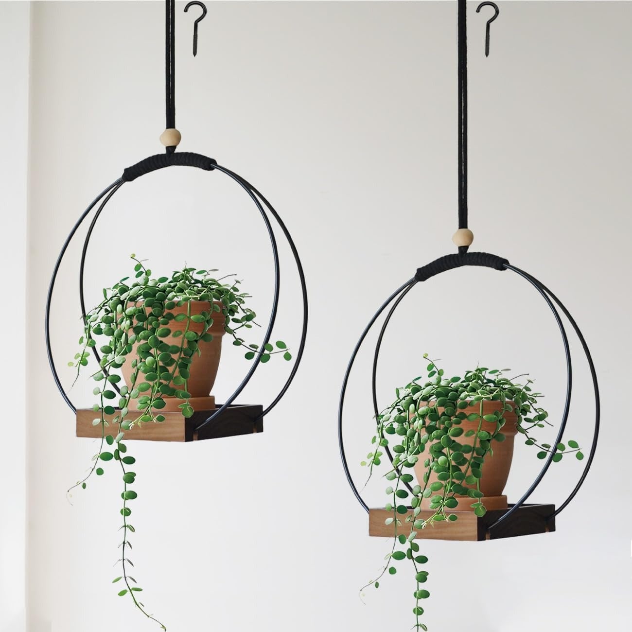 2 Piezas Soporte para Plantas de Interior con Base de Soporte para ...