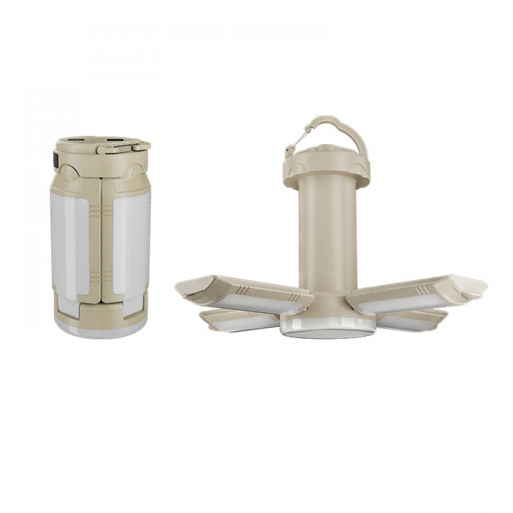 Lanterne de camping pliable, 4 lumières, étanche IPX4, avec affichage ...