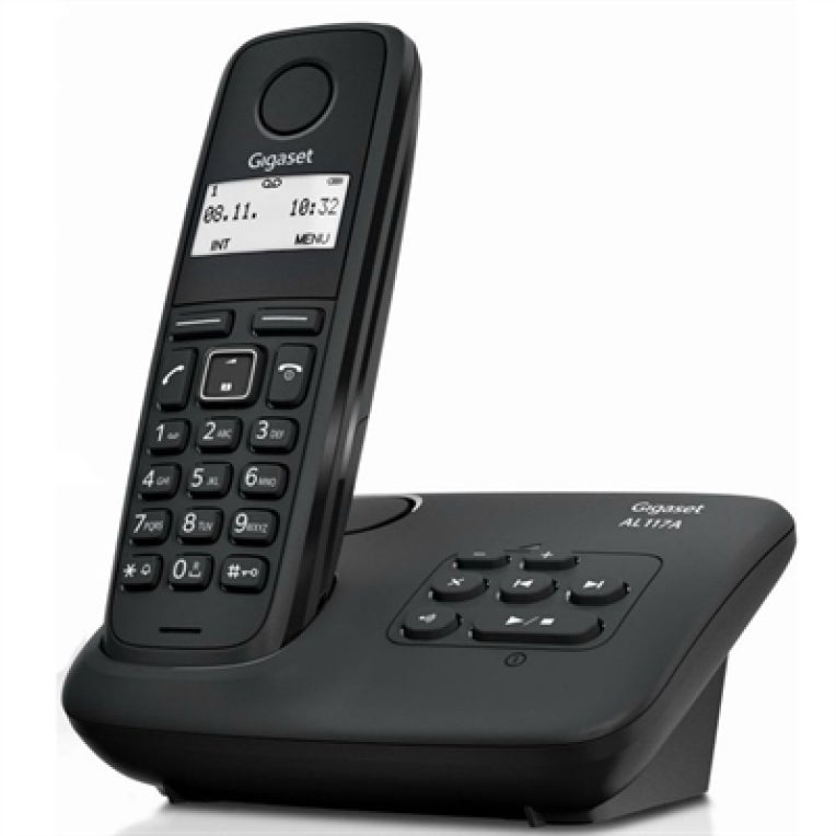 GIGASET WIRELESS PHONE AL117A BLACK (S30852-H2826-D201) | Leroy Merlin