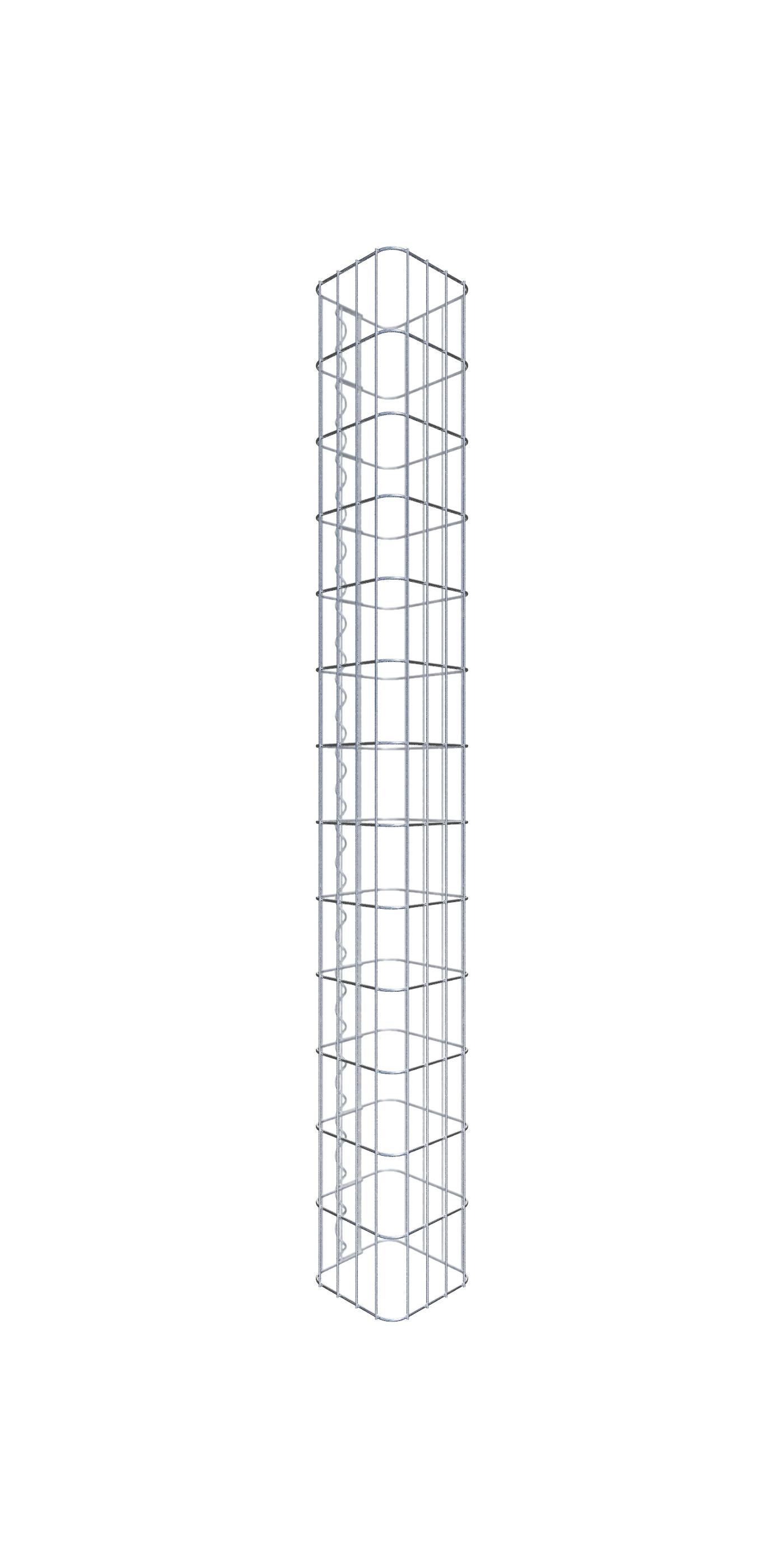 Columna de gaviones rectangular, 22 cm x 22 cm, luz de malla 5 x 10 cm ...