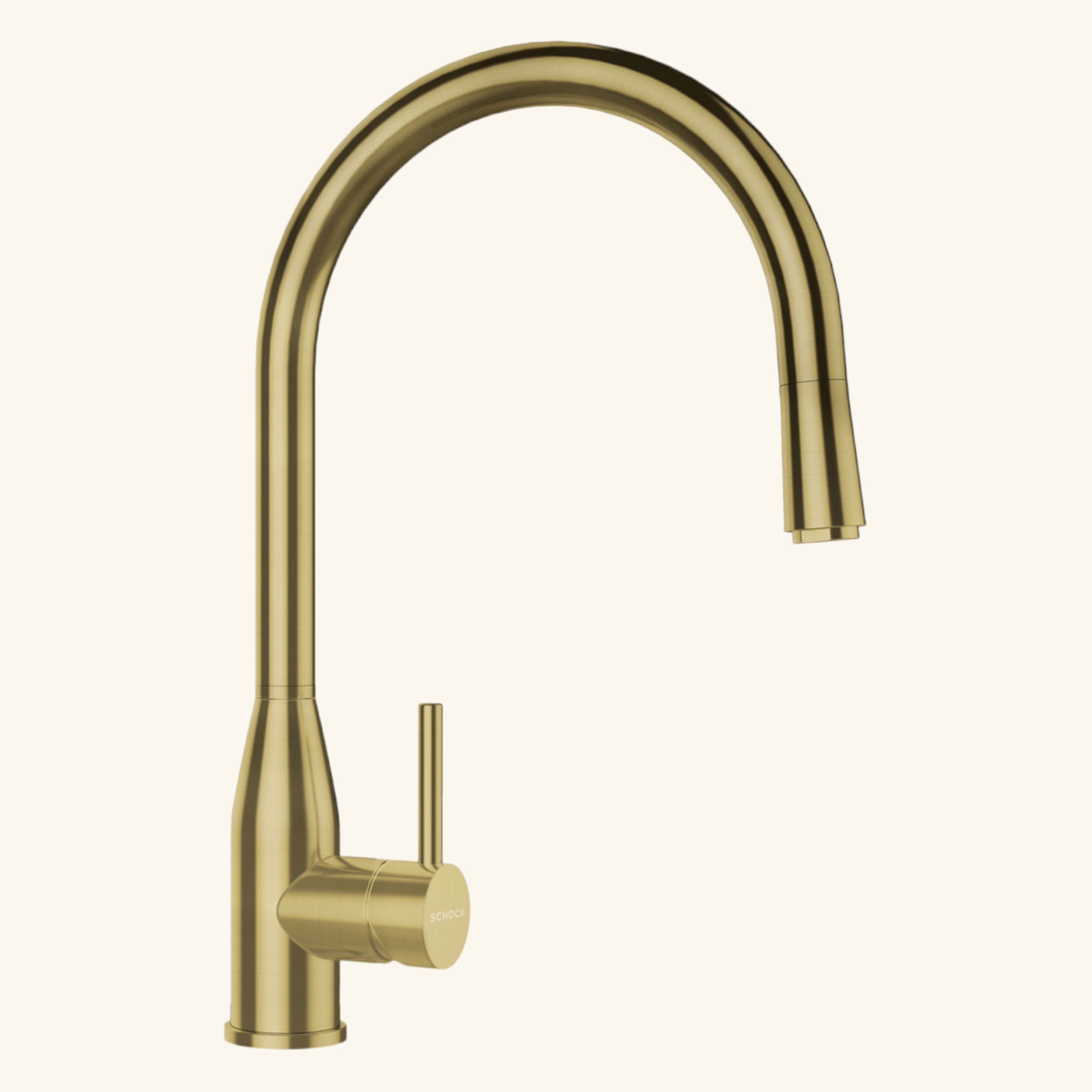 Robinet Douchette Schock KAVUS inox doré | Leroy Merlin