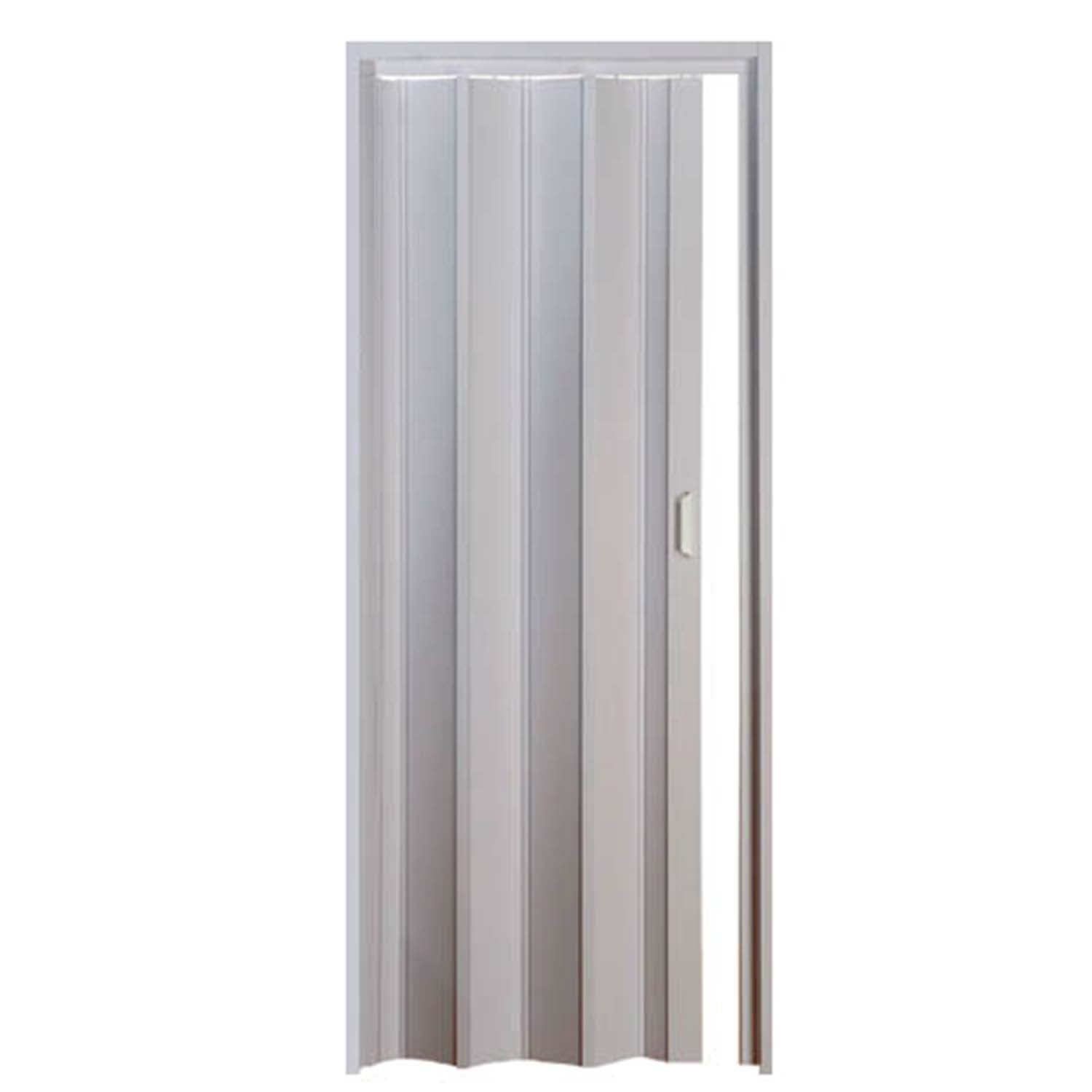 Porta a soffietto da interno in kit in PVC Grigia 82x210 cm mod. Simona ...