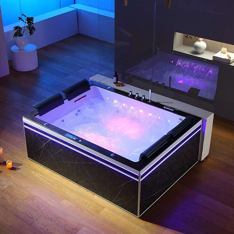 Baignoire balneo Thérapeutique ALTESS DUO BLACK 2 à 4 places ARCHIPEL ...