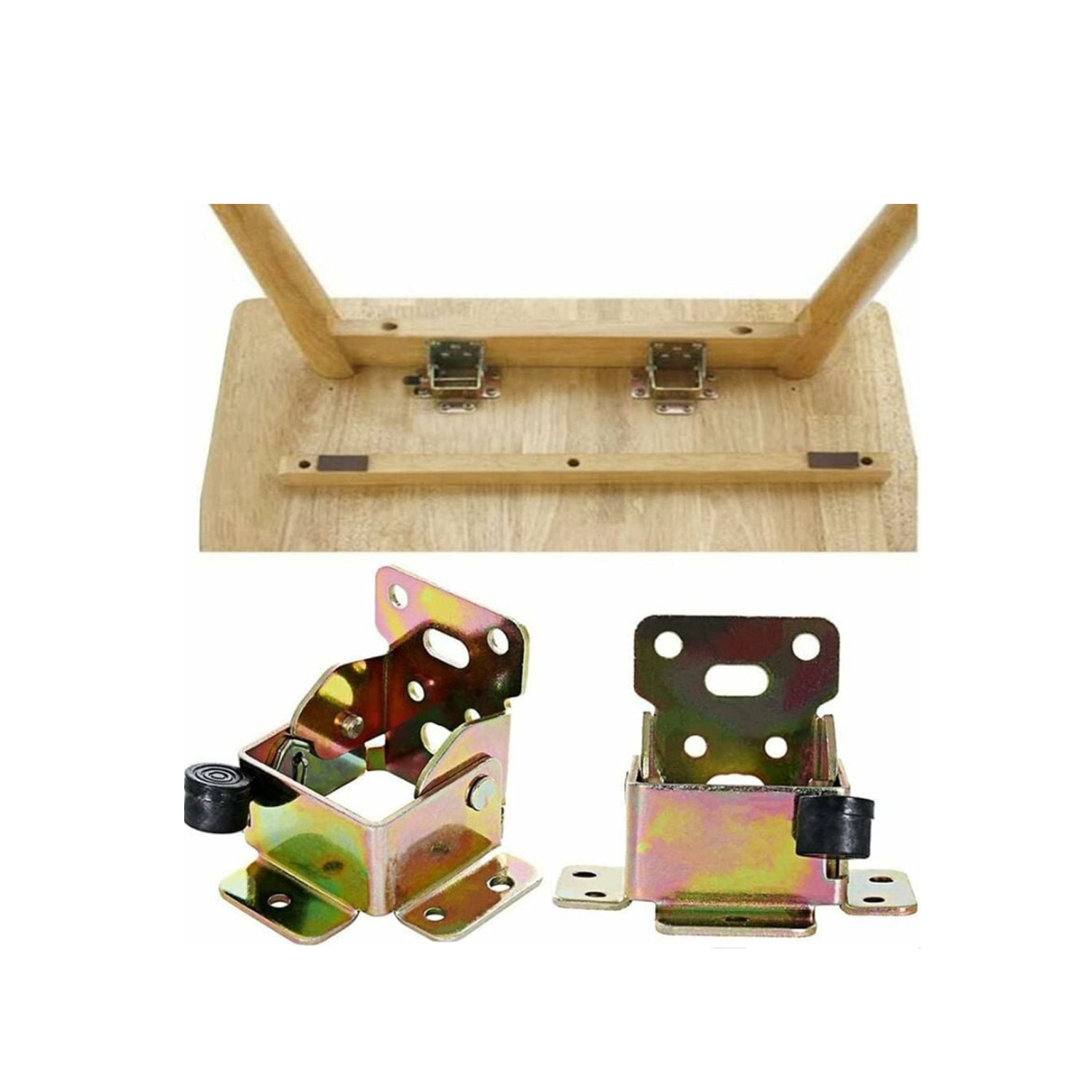 4 PCS Folding Bracket, TopDirect Iron Folding Lock Extension Table ...