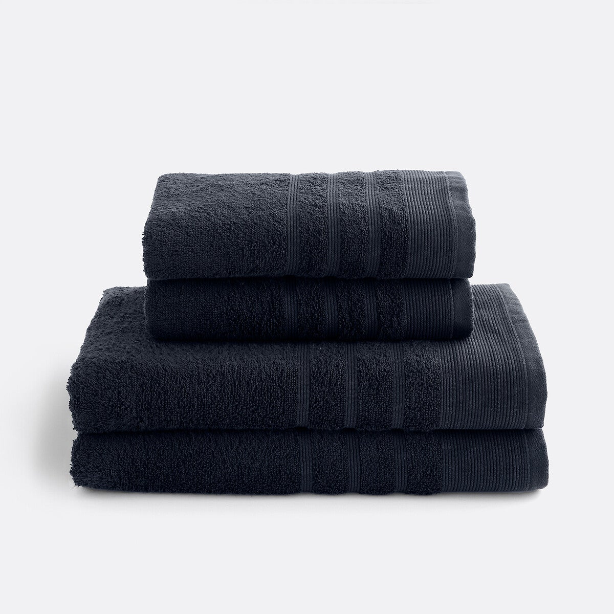 Lot de 4 pièces en éponge 600 g, ZAVARA - Carbone - taille unique ...