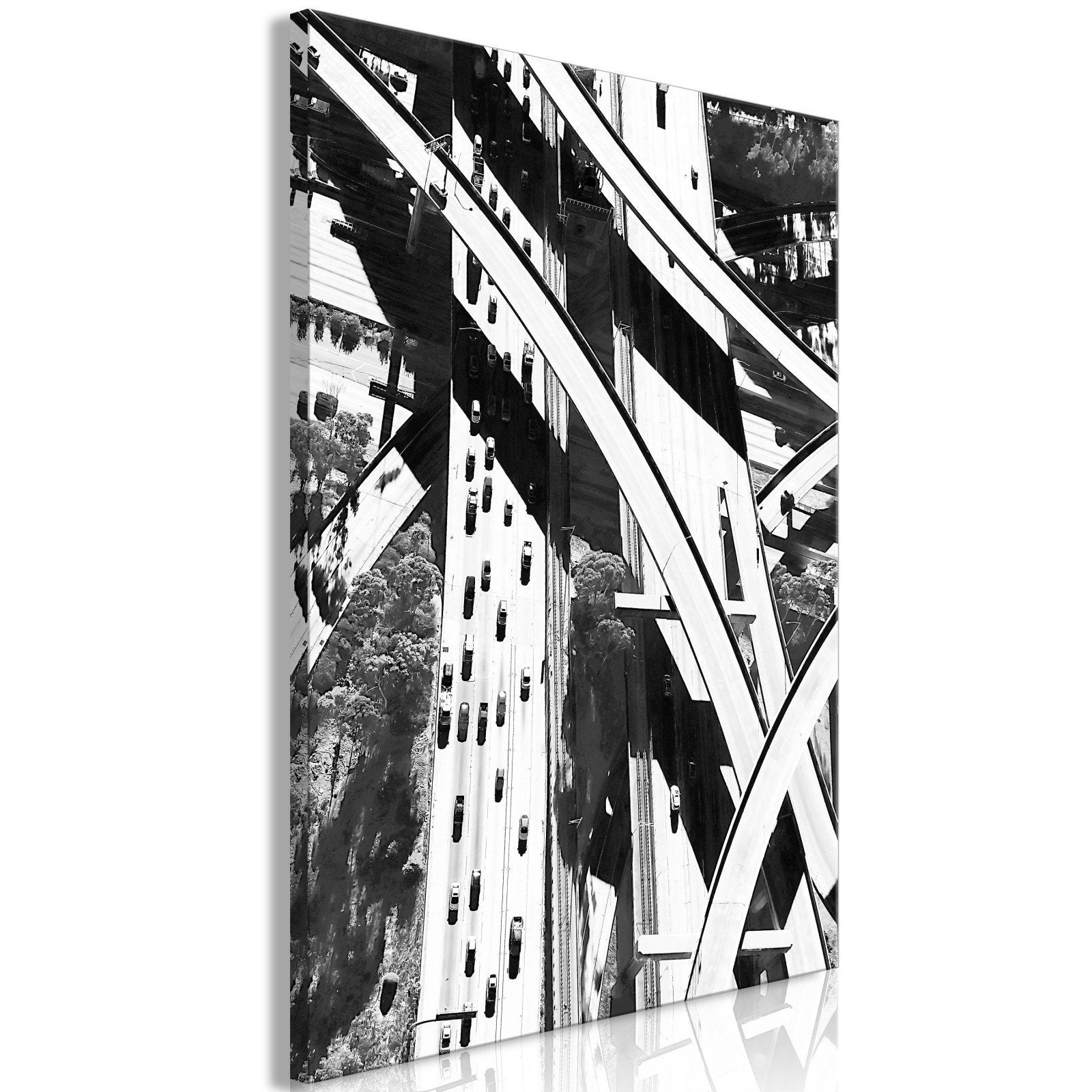 Tableau City Geometry Vertical - 80 x 120 cm | Leroy Merlin