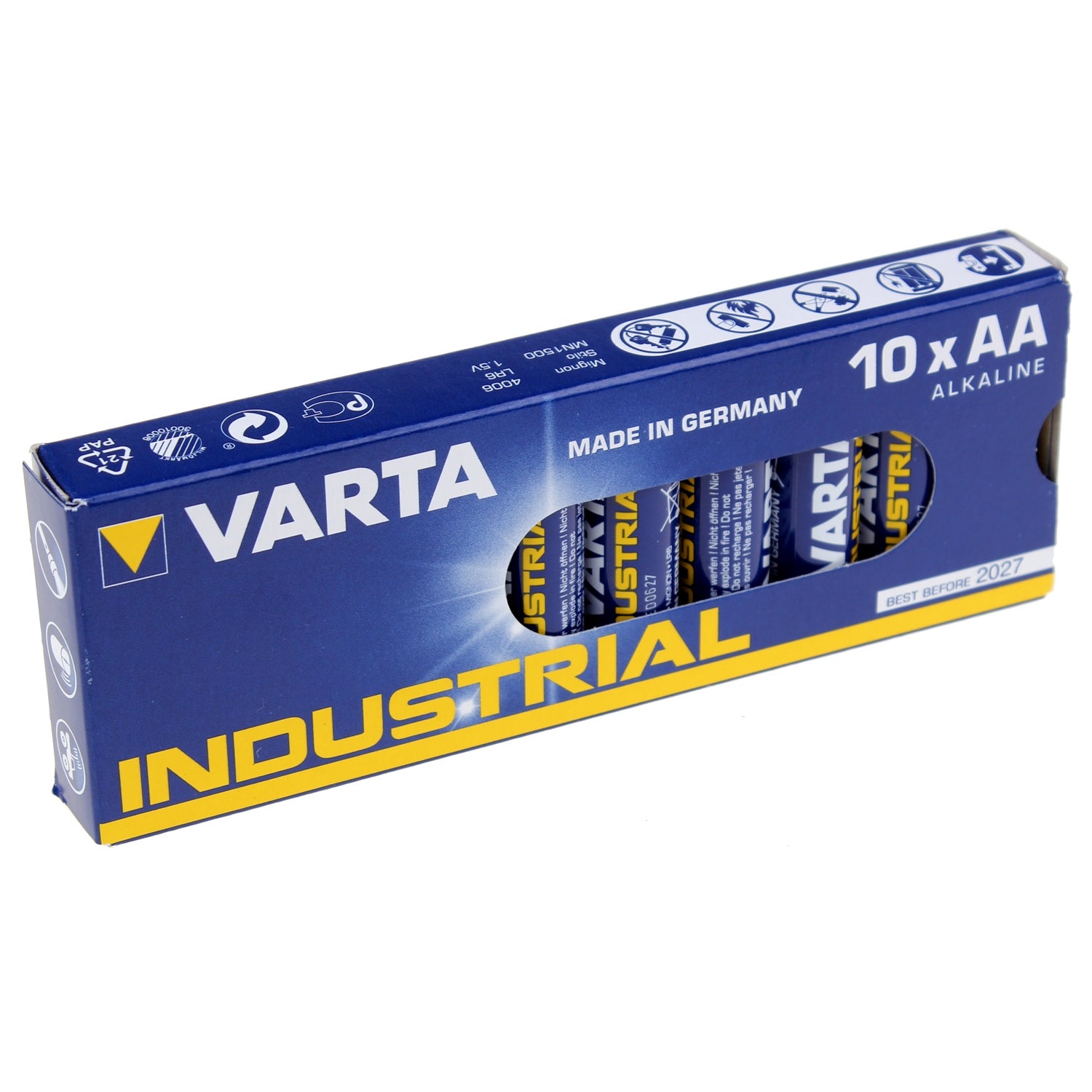 Varta - varta industrial aa lr06 mn1500 1.5v(10p) - 4006211111 | Bricoman