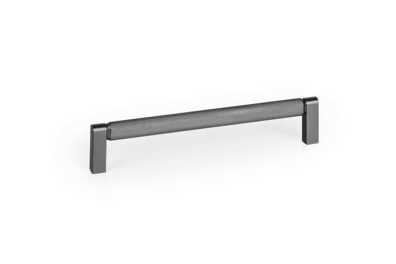 Poignée de meuble orlando - Décor : Noir - Longueur : 330 mm - Entraxe ...