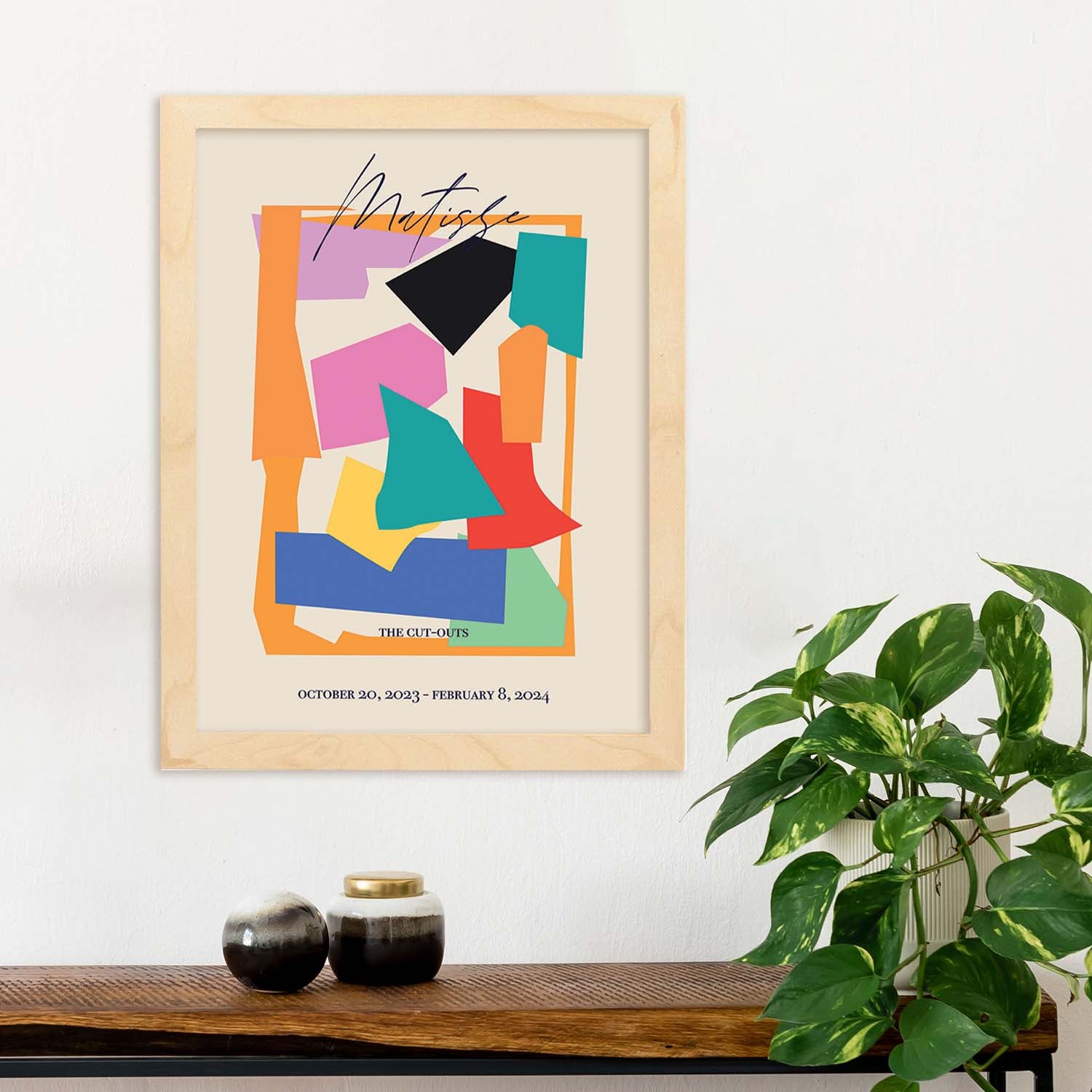 Lamina Artistica Decorativa Con Ilustración De Exposición Matisse 10 ...