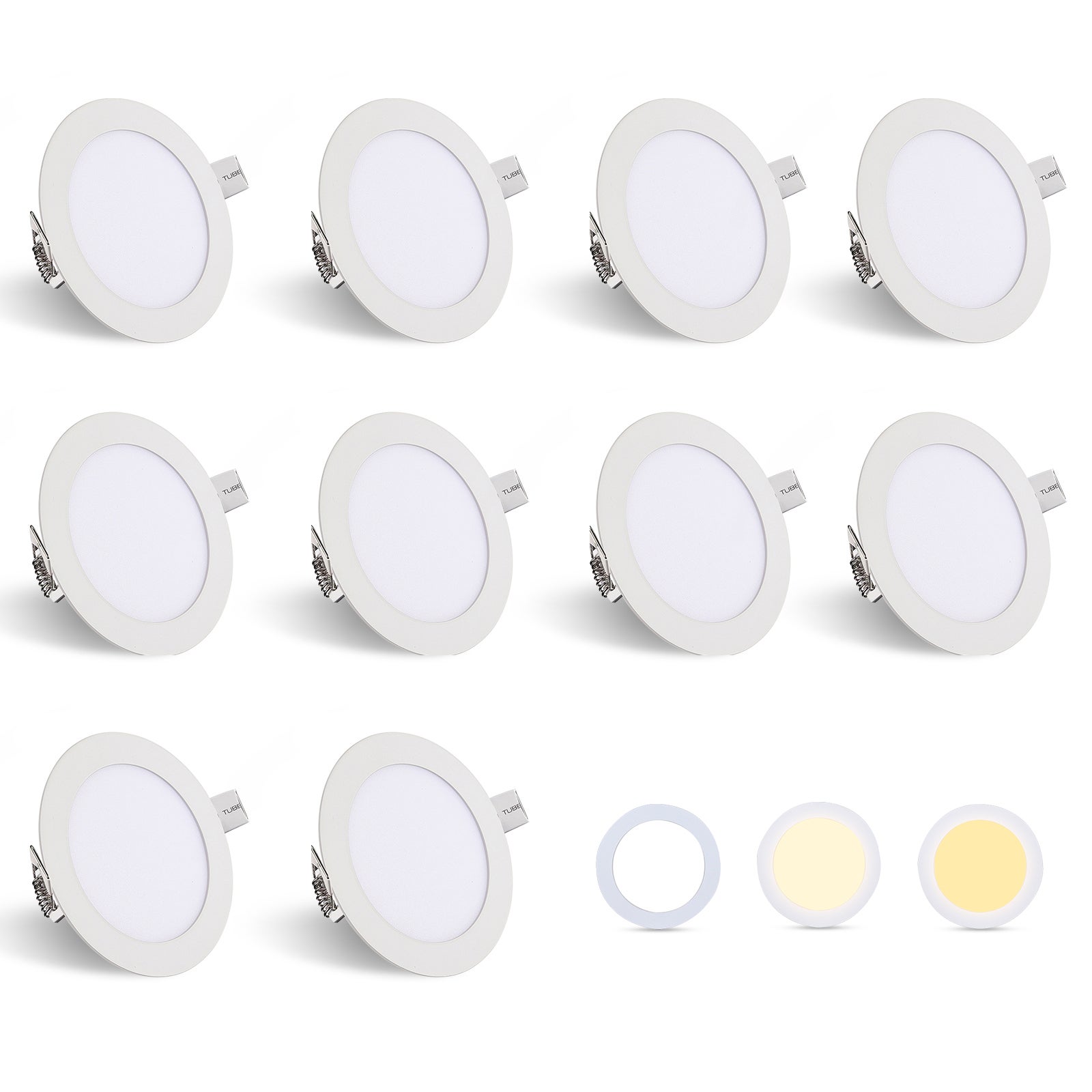 Lot de 10 Spot Encastrable LED Panel Extra-Plat 12W | Température de ...