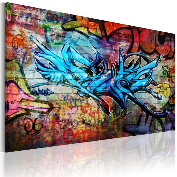 Tableau Anonymous graffiti 90x60 cm | Leroy Merlin