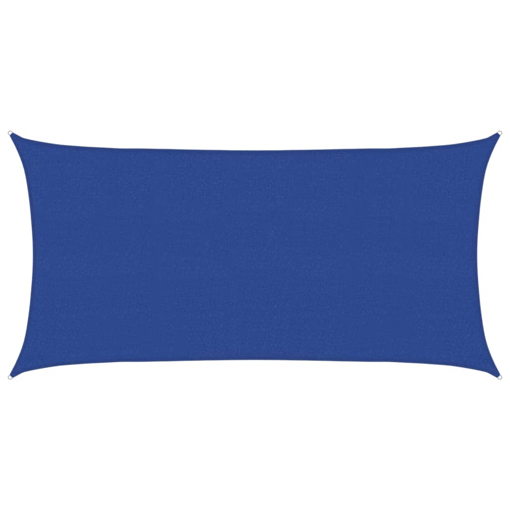Voile d'ombrage 160 g/m² rectangulaire bleu 2,5x5 m PEHD | Leroy Merlin