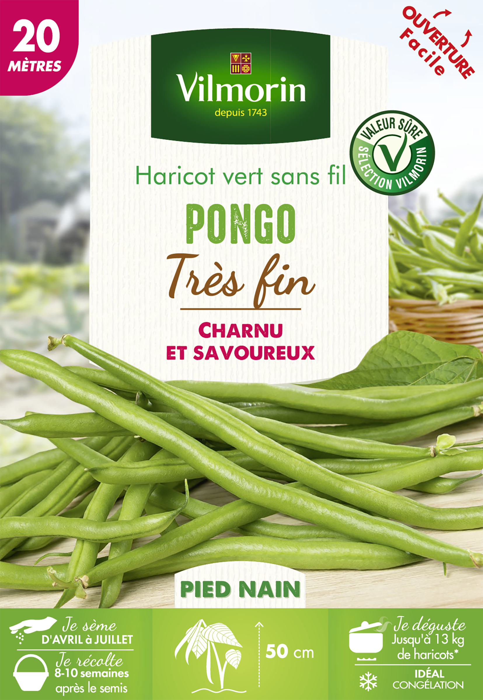 Haricot Pongo - 20 m | Leroy Merlin