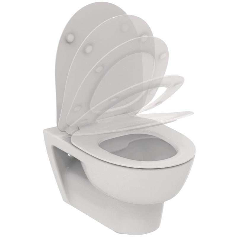 Pack WC Suspendu PORCHER Okyris Sans Bride Avec Abattant Universel ...