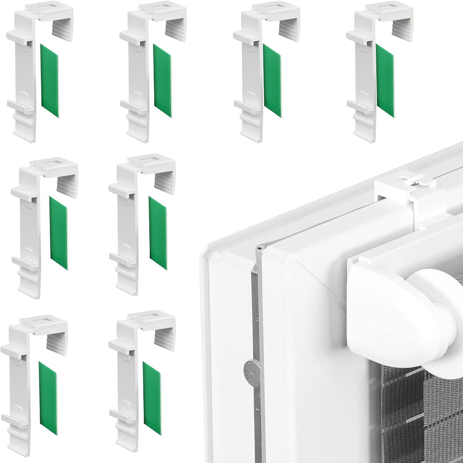 8 PièCes Supports De Stores - Fixation par Serrage - Fixation Store ...